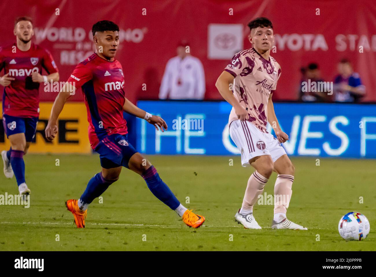 Frisco, Texas, USA. 19th Mar, 2022. Portland Timber Midfielder David ...