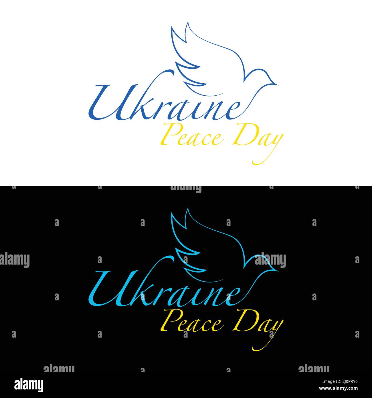 Ukraine Peace Day patriotic posters Stock Vector Image & Art - Alamy