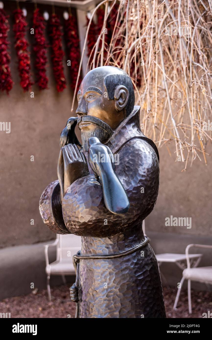 Front entrance to Rancho de Chimayo Restaurante Stock Photo - Alamy