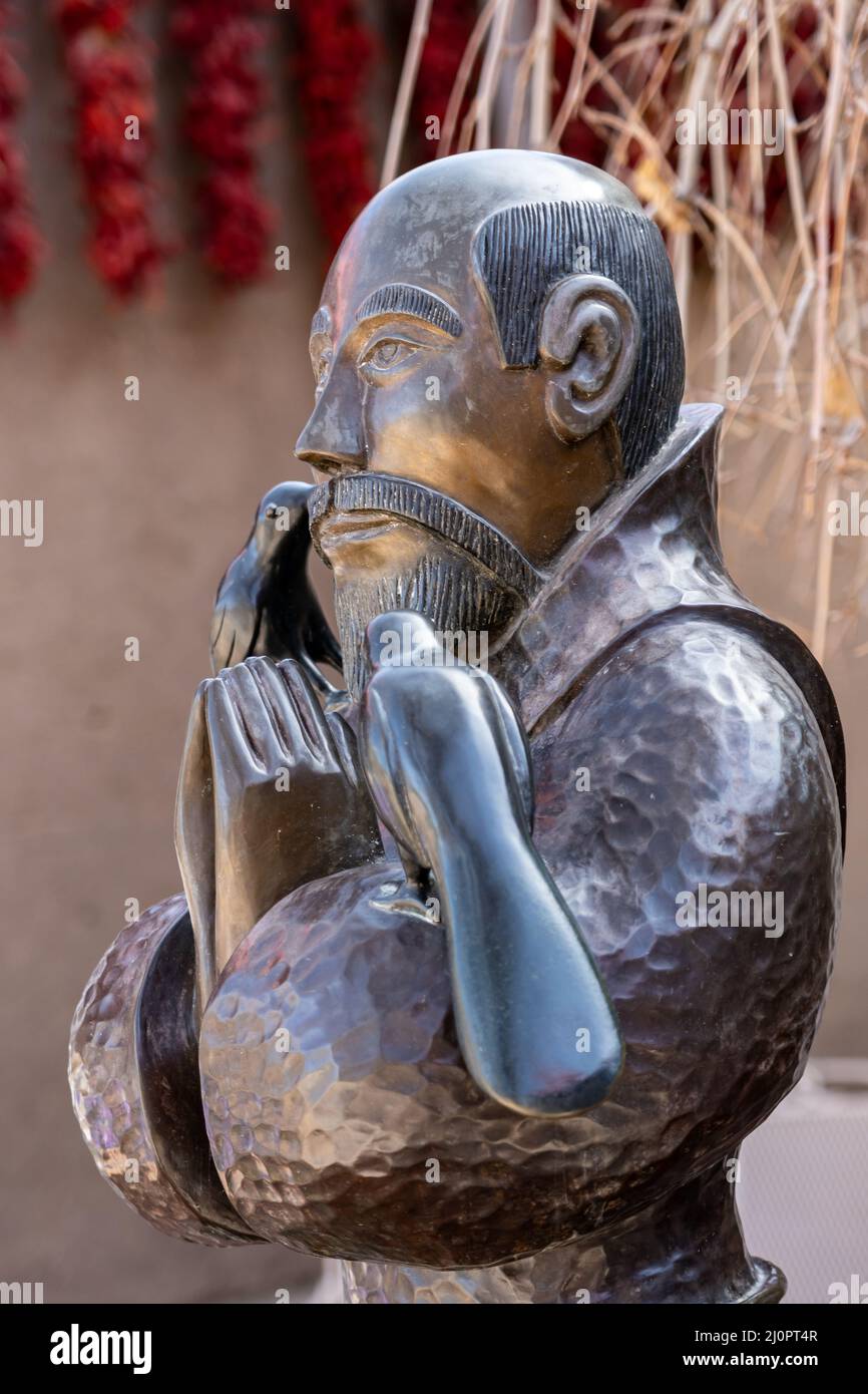 Front entrance to Rancho de Chimayo Restaurante Stock Photo - Alamy