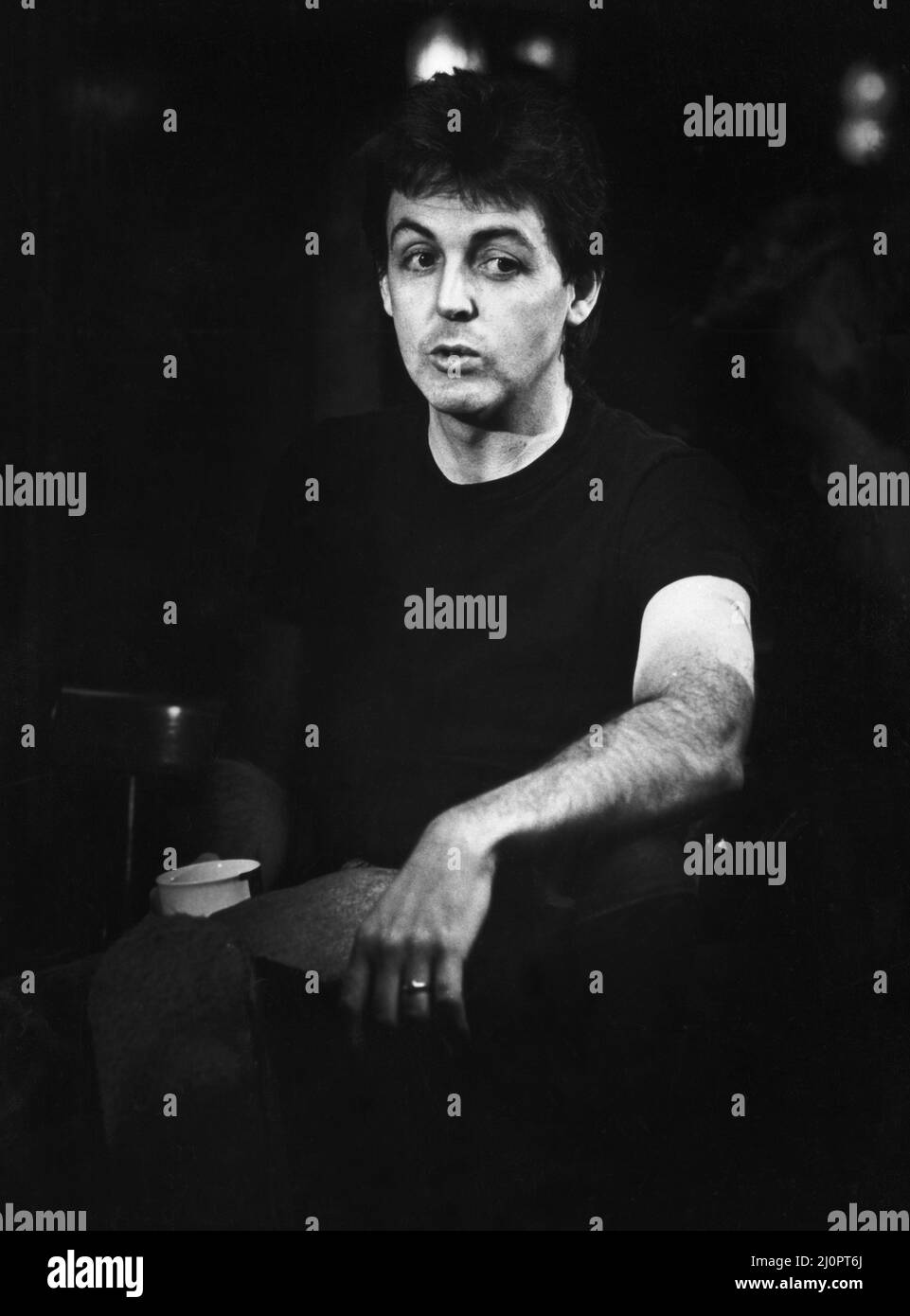 Former Beatles singer and bass guitarist Paul McCartney. September 1983 ...