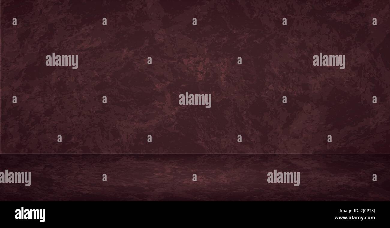 Dark wall in 2D studio, web background template - Vector illustration ...