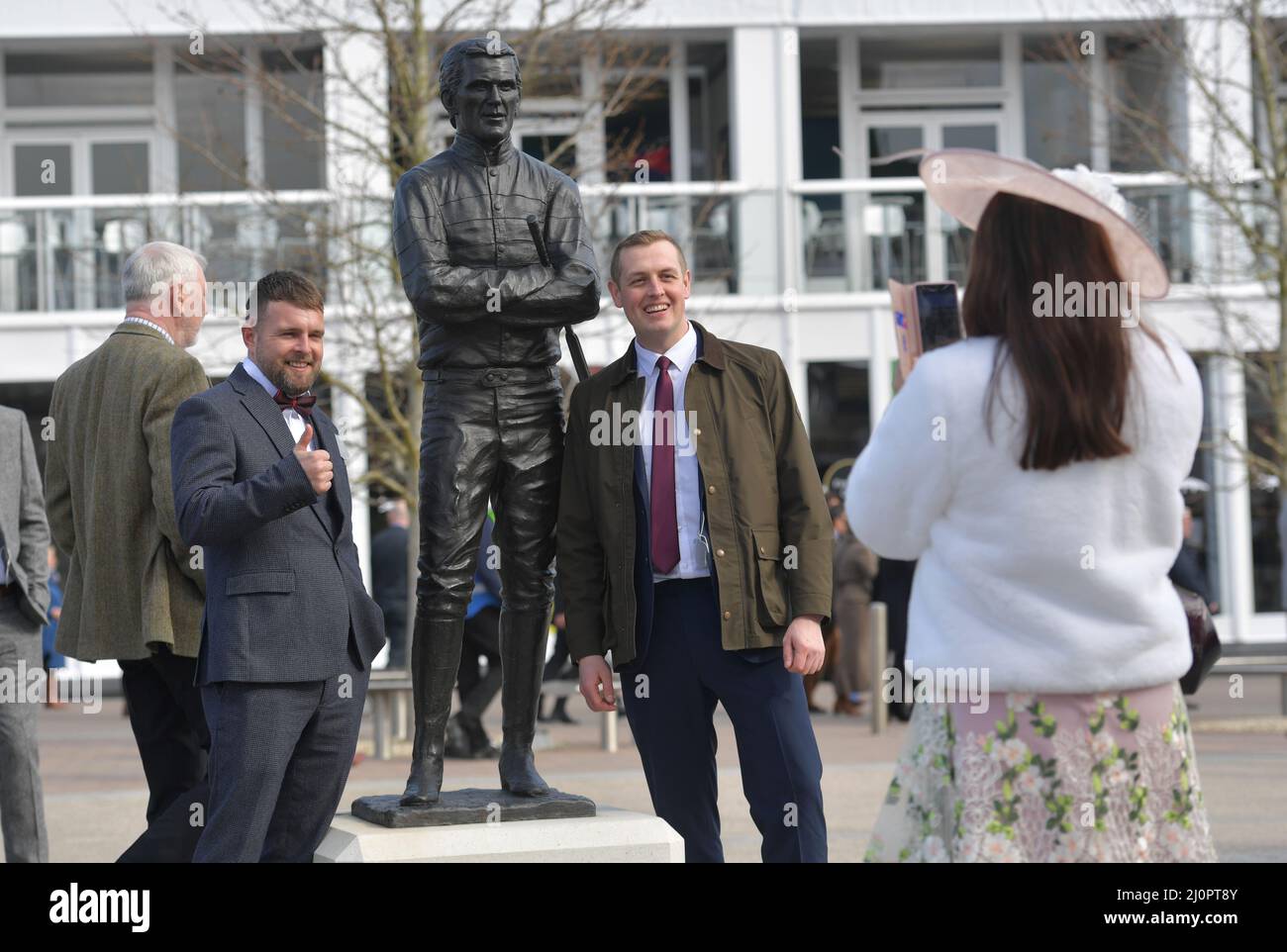 Day 1 of the Cheltenham Festival at Cheltenham Racecourse. The gates ...