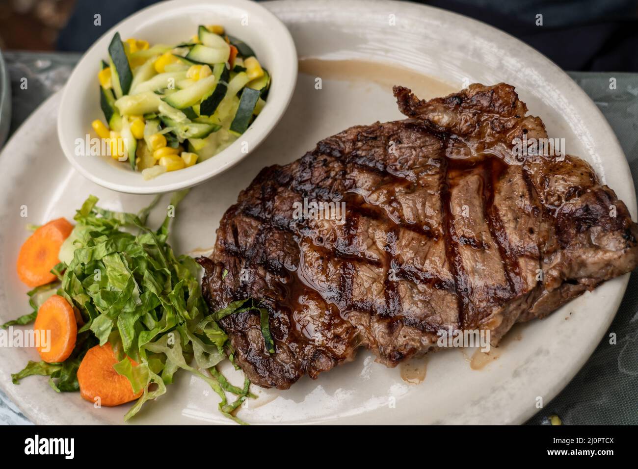 Lunch at Rancho de Chimayo Restaurante Stock Photo - Alamy
