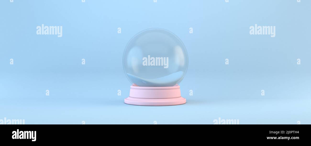 Pink glass ball 3D Stock Photo - Alamy