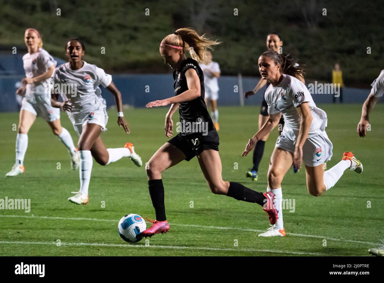 Angel City FC forward Tyler Lussi (20) during a NWSL match against the ...