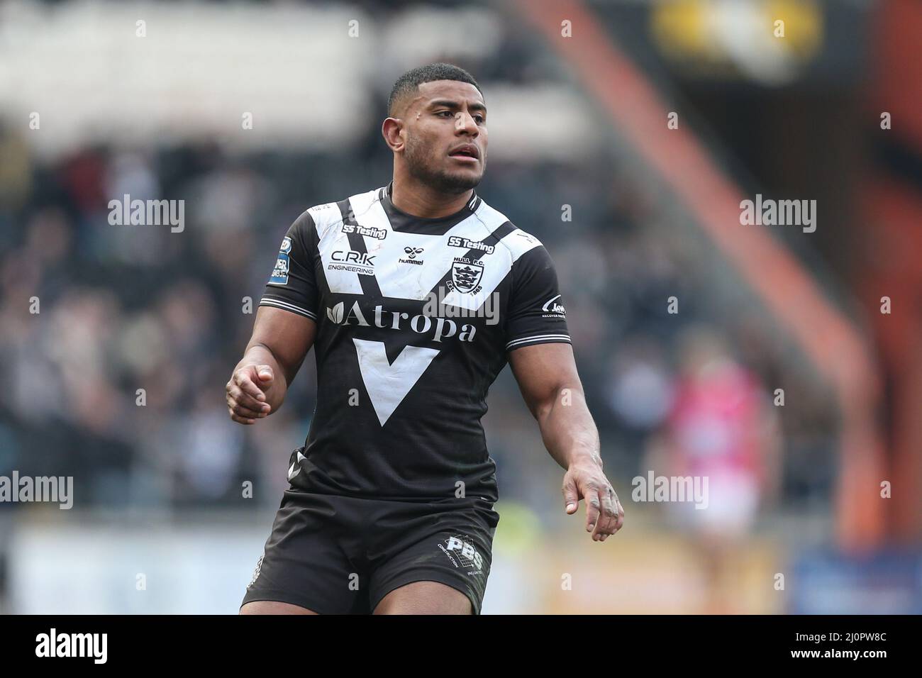 Joe Lovodua (14) of Hull FC during the game Stock Photo - Alamy