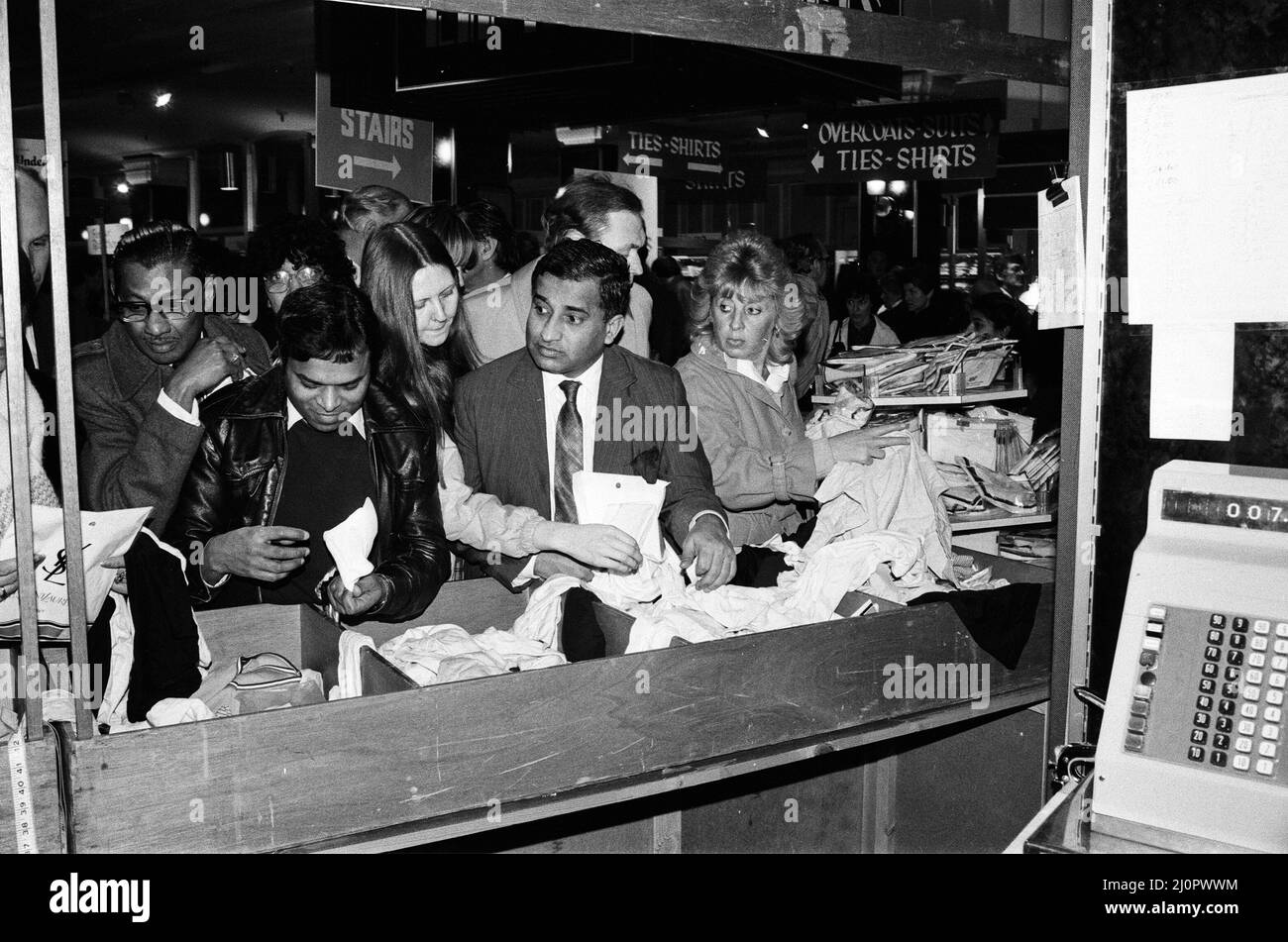 Harrods was besieged today on the last day of their sale; eager ...