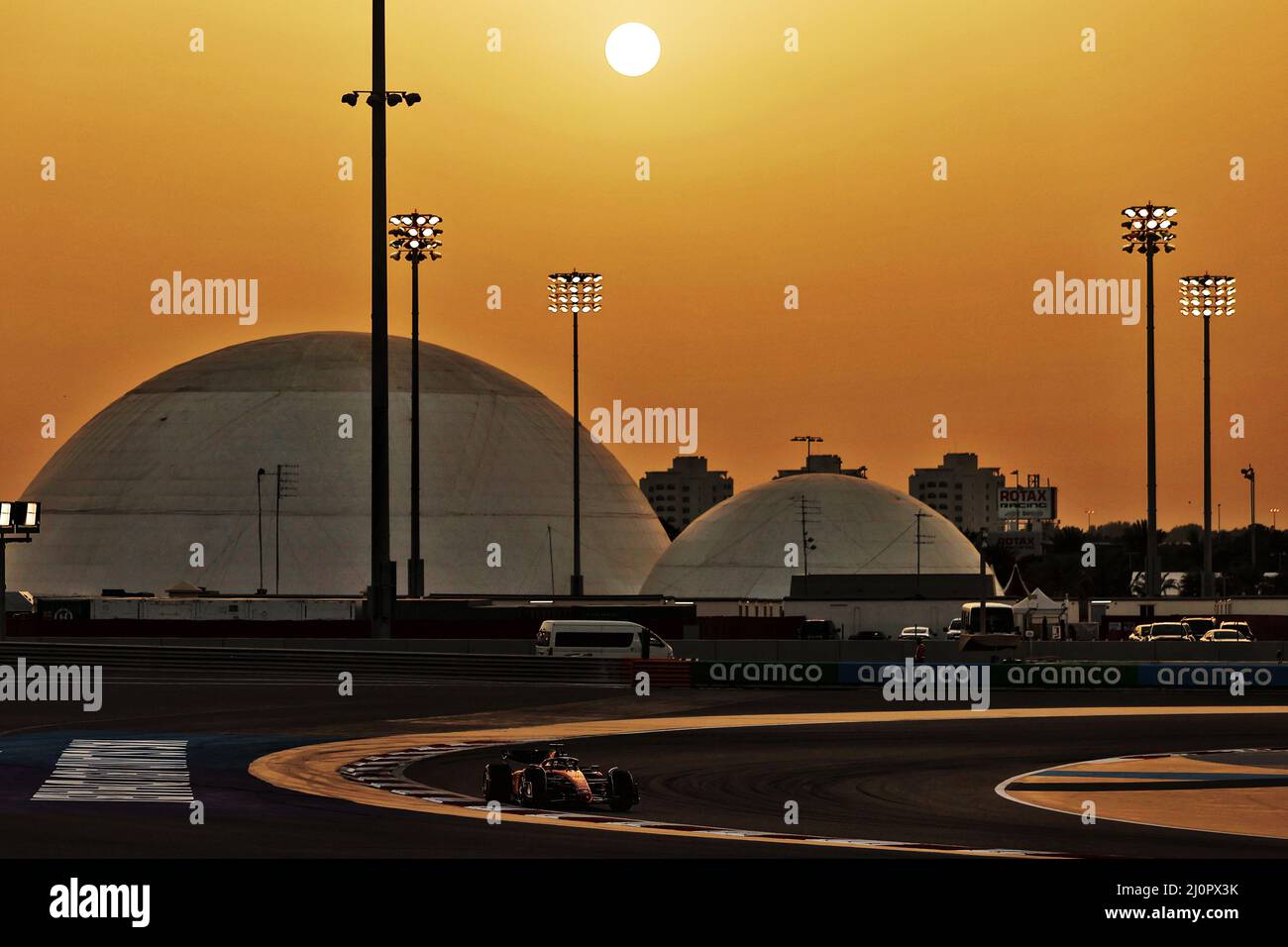 Sakhir, Bahrain. 20th Mar, 2022. Charles Leclerc (MON) Ferrari F1-75 ...