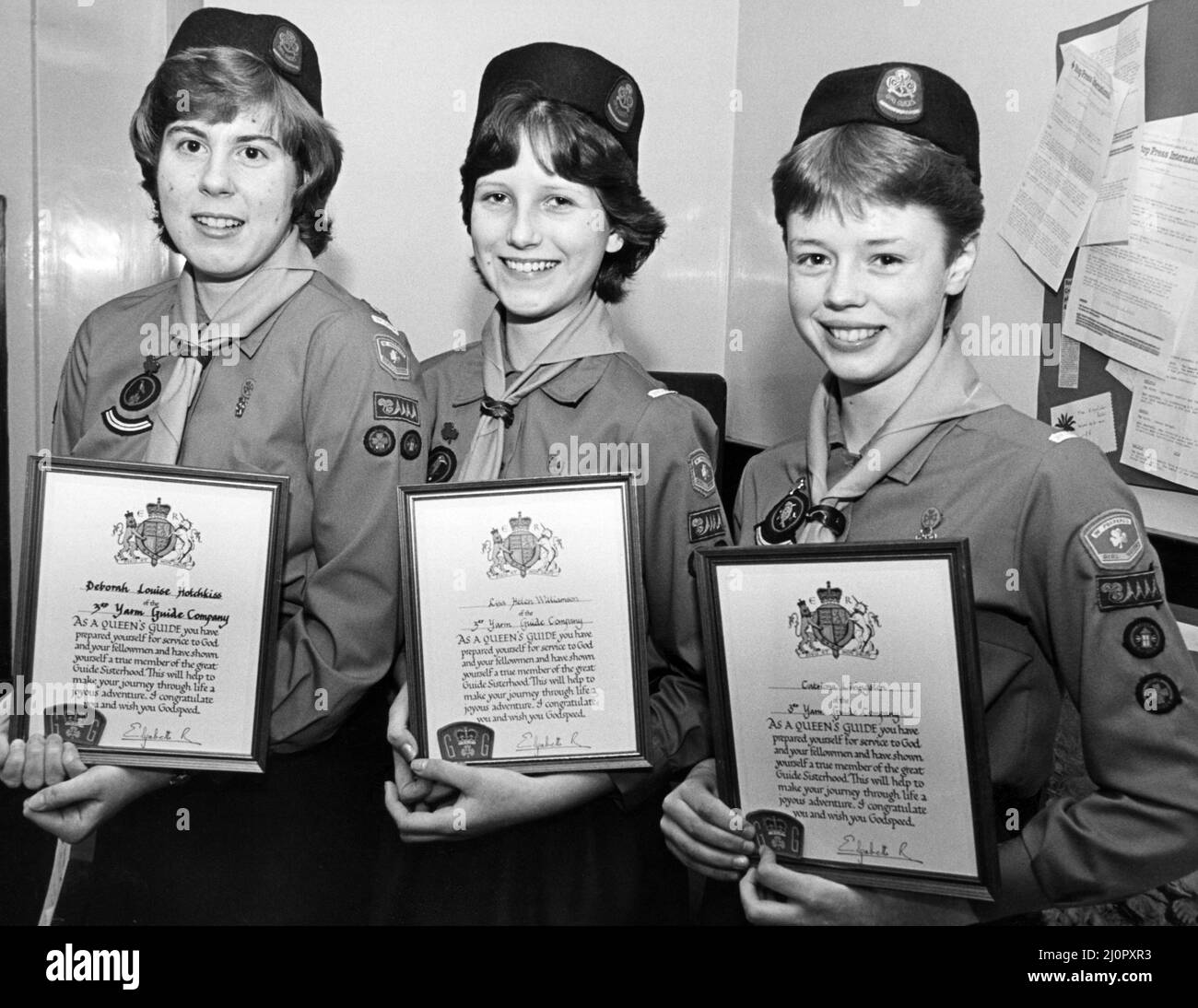 Years of hard work finally paid off for three Yarm guides when they ...
