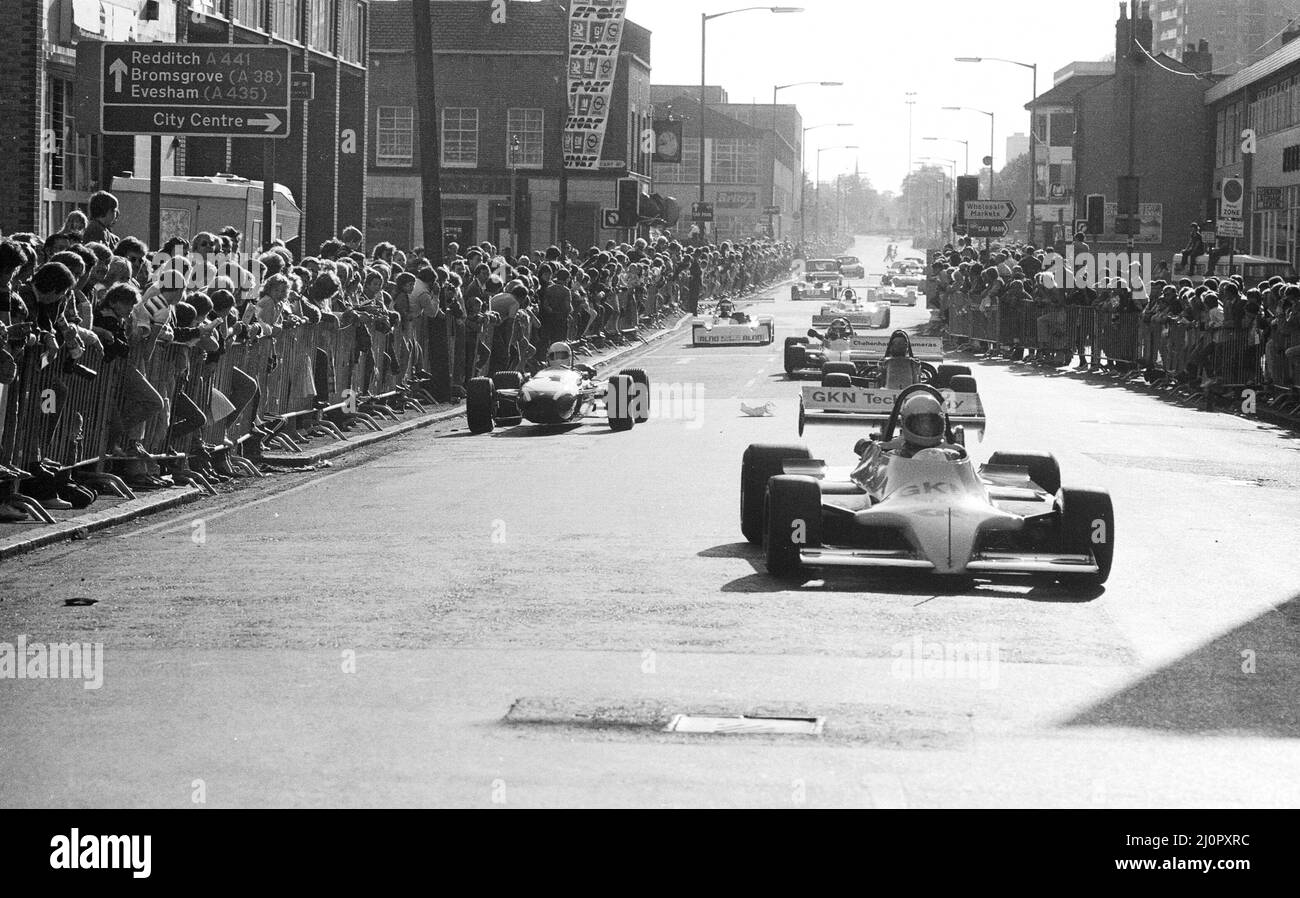 Motor racing event held in central Birmingham. 14th October 1984 Stock ...