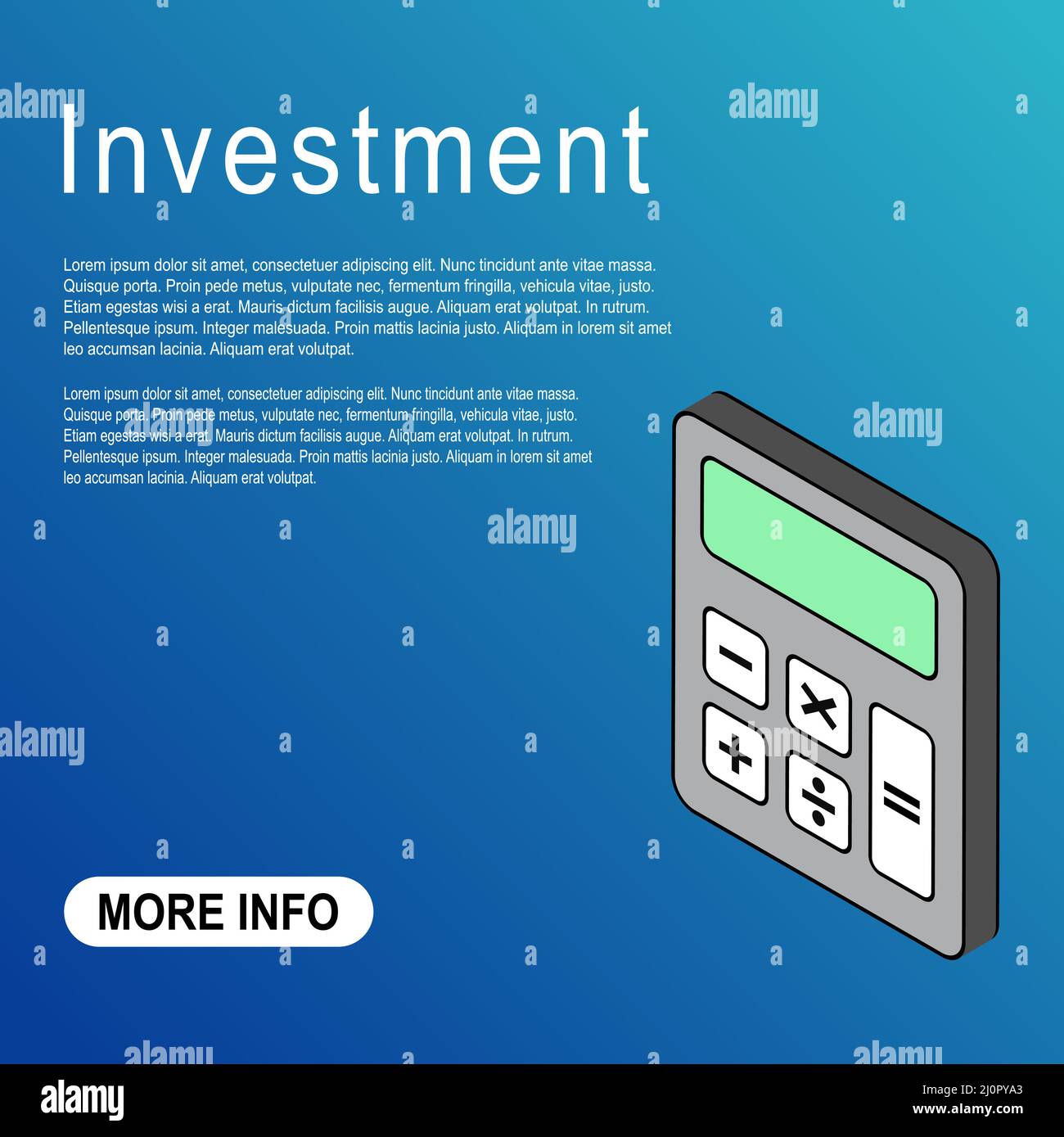3d illustration calculator icon button Stock Vector Images - Alamy