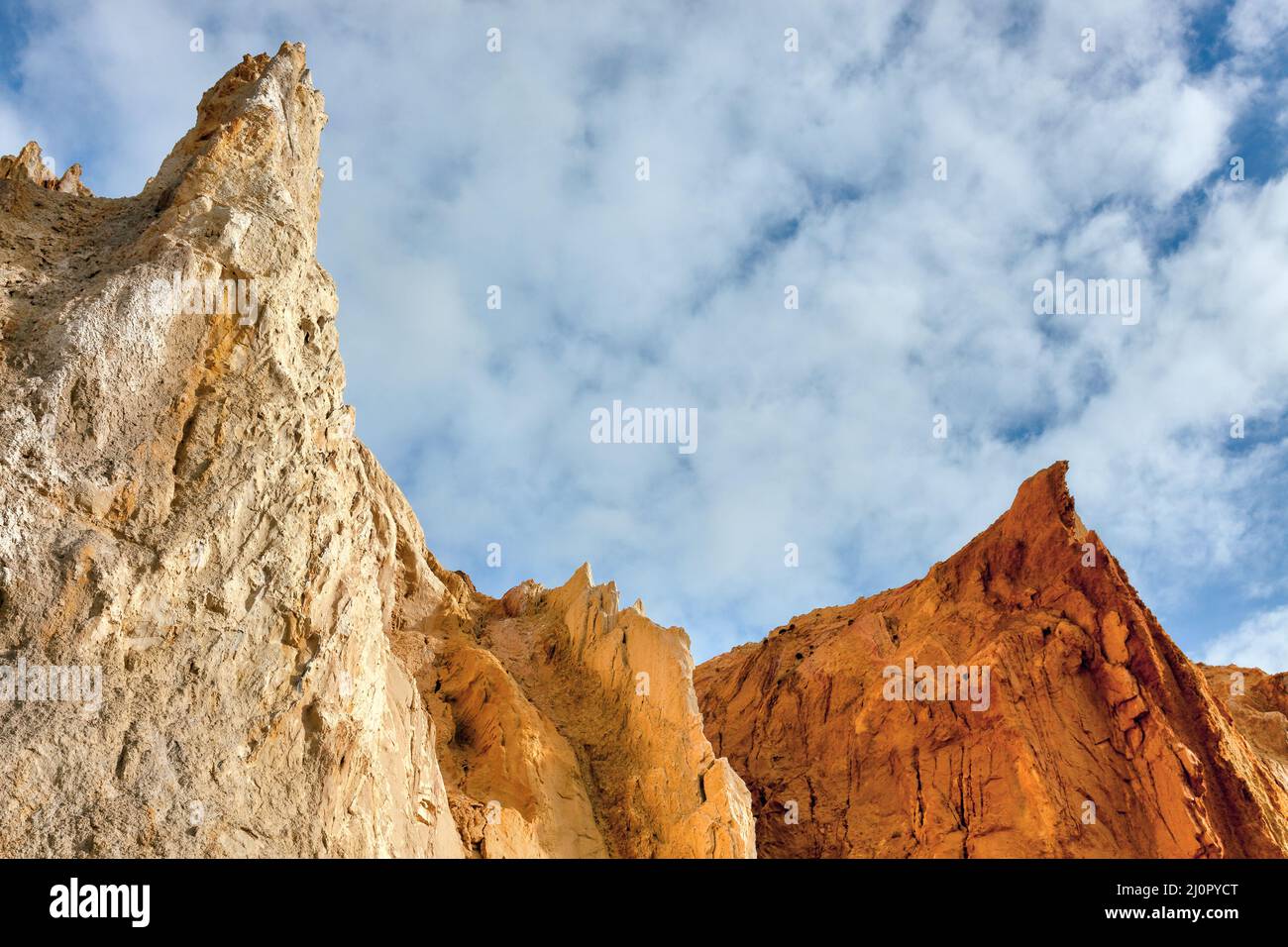 Colourful cliffs at Alum Bay isle of Wight Stock Photo - Alamy