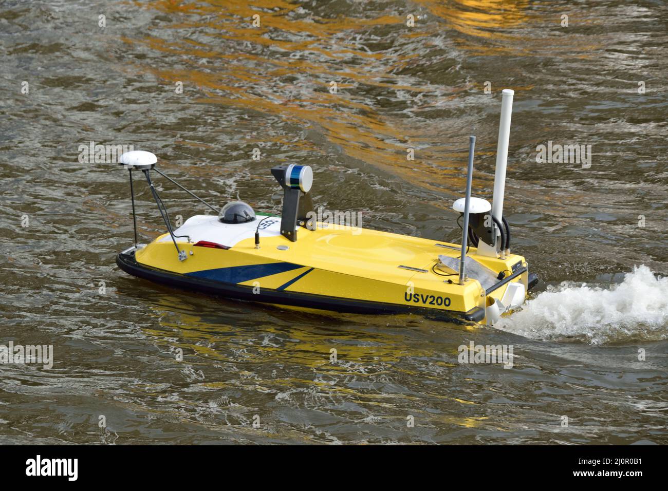 GEOD's BALI USV200 Uncrewed Surface Vessel (USV) operating in the Royal ...