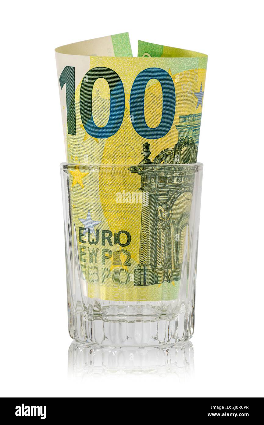 Money lost through alcohol addiction Stock Photo - Alamy