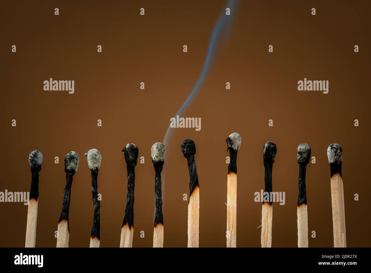 Photo of smoldering matches Stock Photo - Alamy