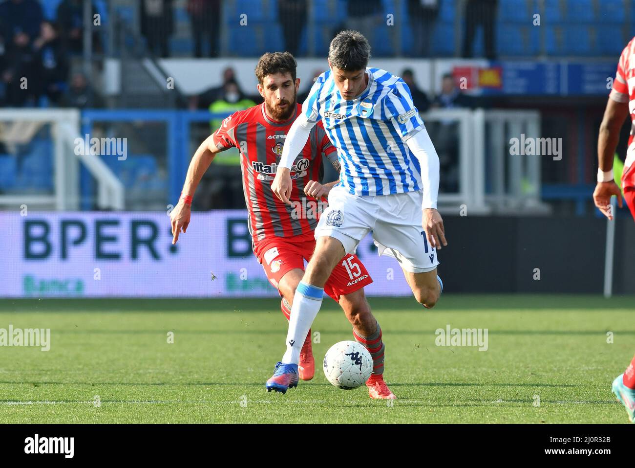 federico melchiorri (spal) and matteo bianchetti (cremonee) during SPAL ...