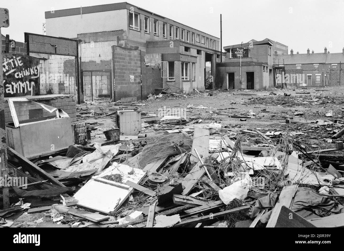 Belfast, Northern Ireland, 8th March 1984 Stock Photo - Alamy