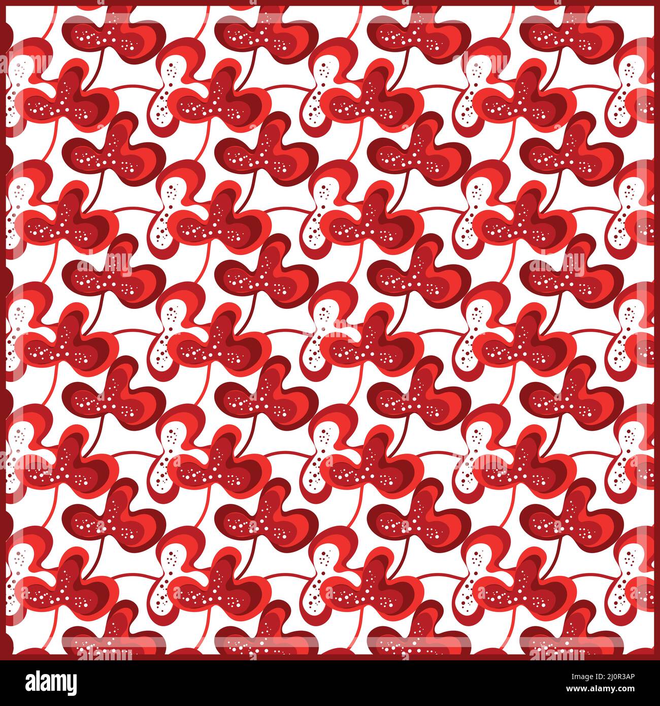 Print for kerchief, bandana, scarf, handkerchief, shawl, neck scarf ...