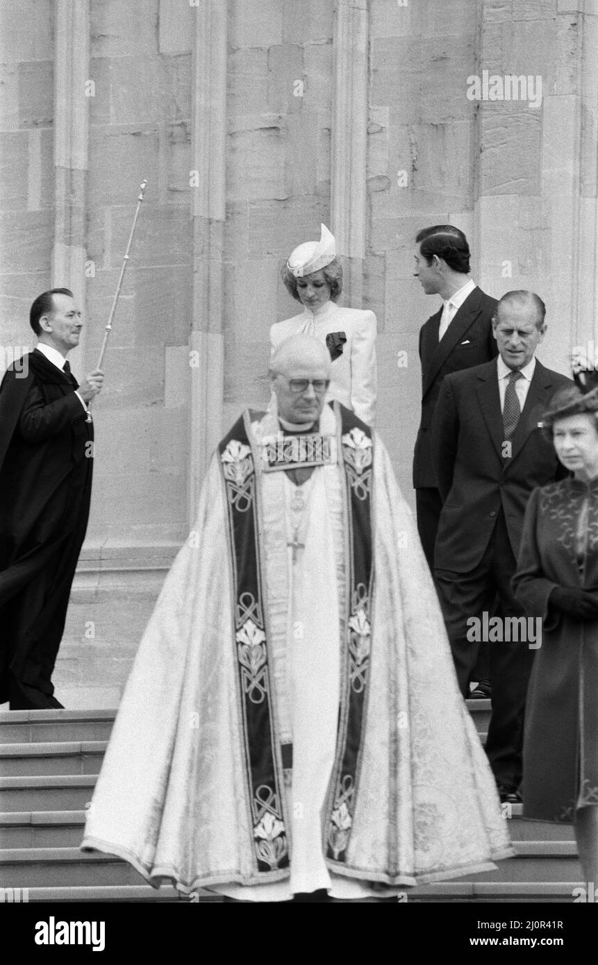 Princess diana windsor 1983 Black and White Stock Photos & Images - Alamy