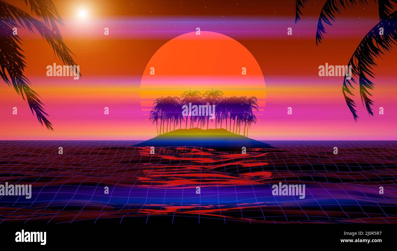 1980s tropical island hi-res stock photography and images - Alamy