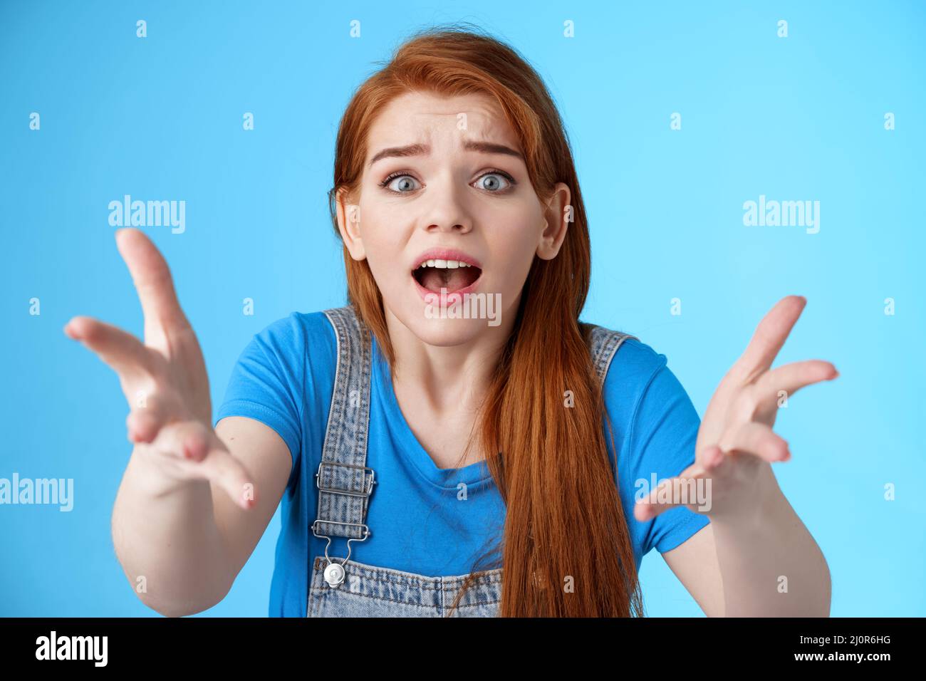 Upset teenager ginger hi-res stock photography and images - Alamy