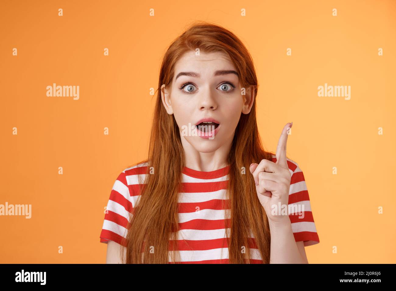 Woman index finger remember hi-res stock photography and images - Alamy