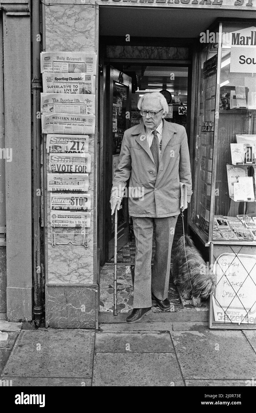 1983 general election Black and White Stock Photos & Images - Alamy