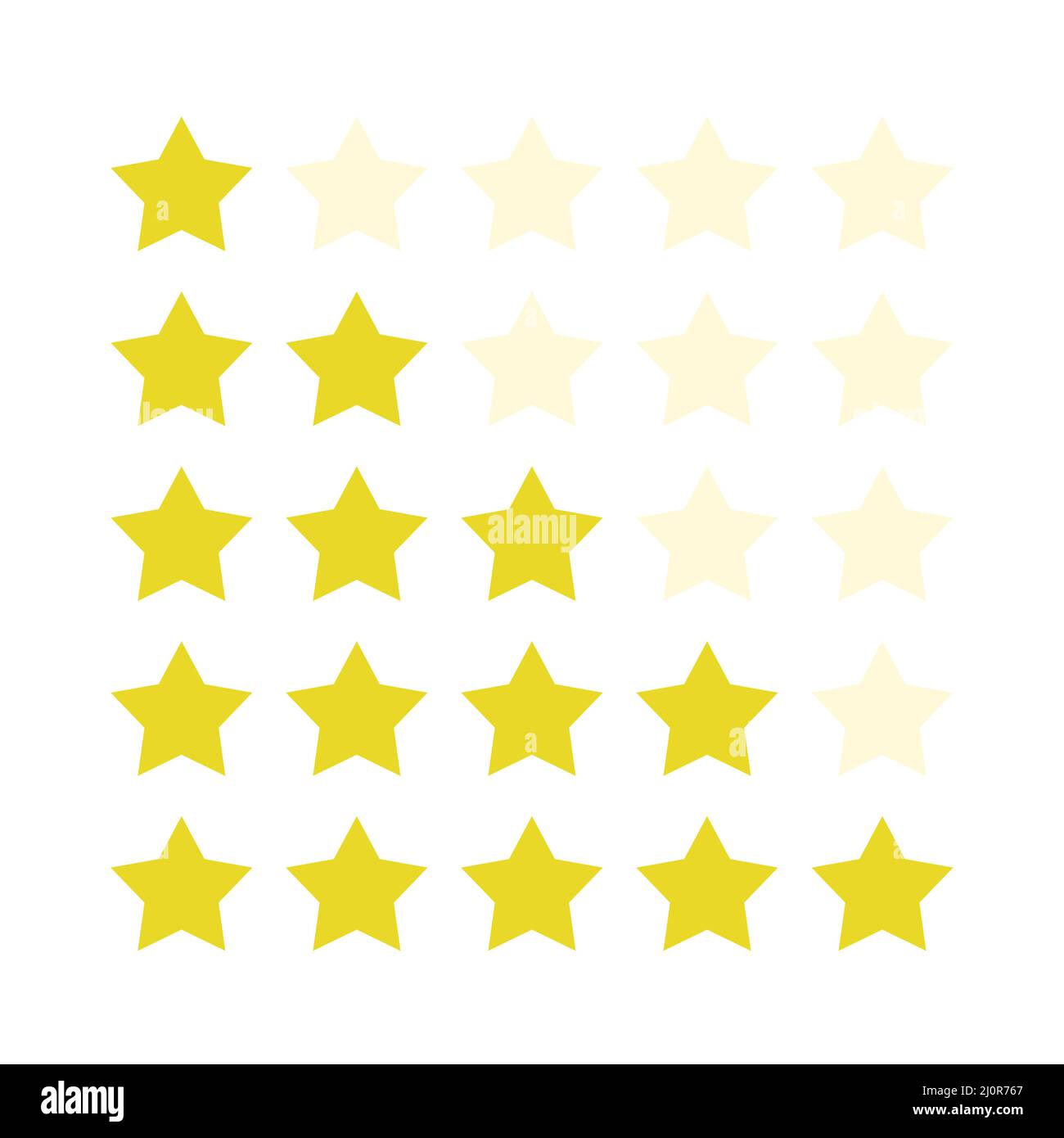 Five star review on Stock Vector Images - Alamy