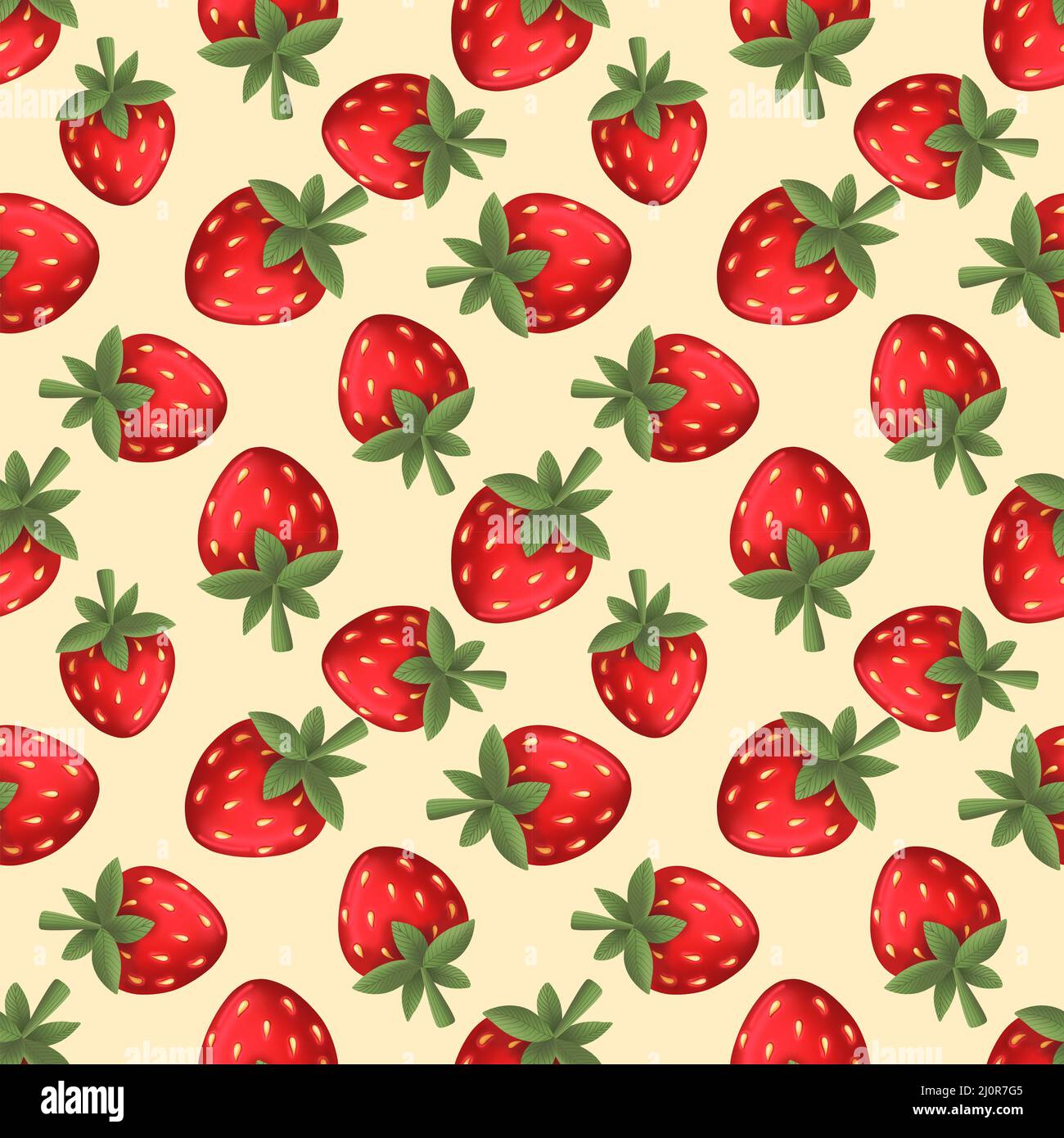 Pink strawberry pattern hi-res stock photography and images - Alamy