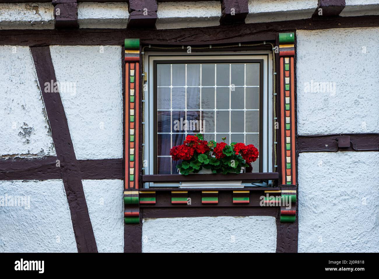Window and half timbering hi-res stock photography and images - Alamy