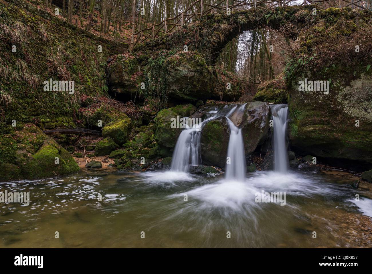 The SchiessentÃ¼mpel is a small and picturesque waterfall on the Black ...
