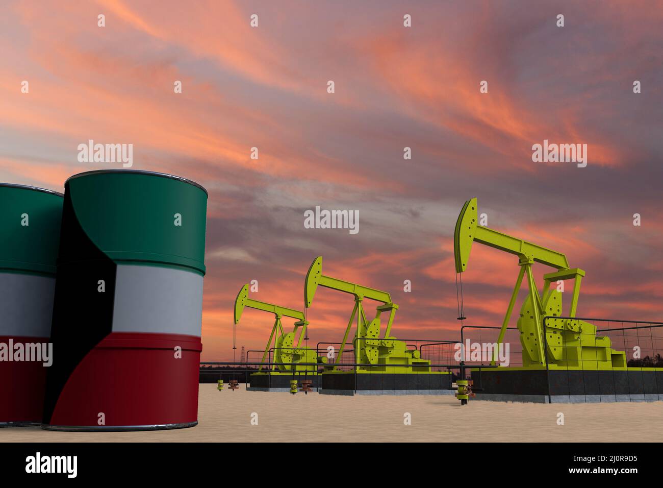 Kuwait oil field hi-res stock photography and images - Alamy