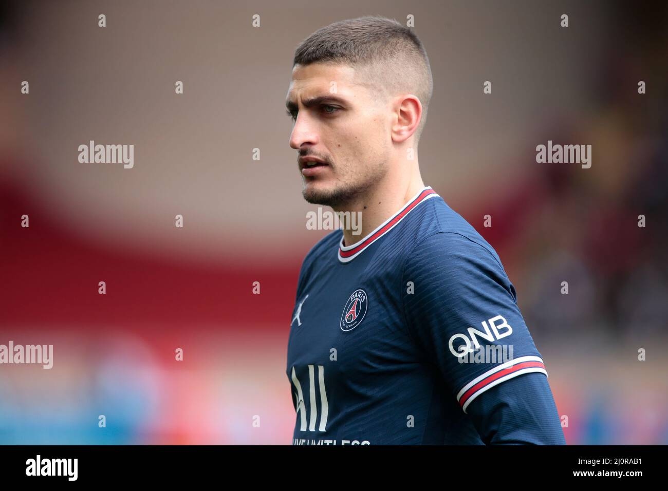 Marco Verratti of Paris Saint-Germain during the French championship ...