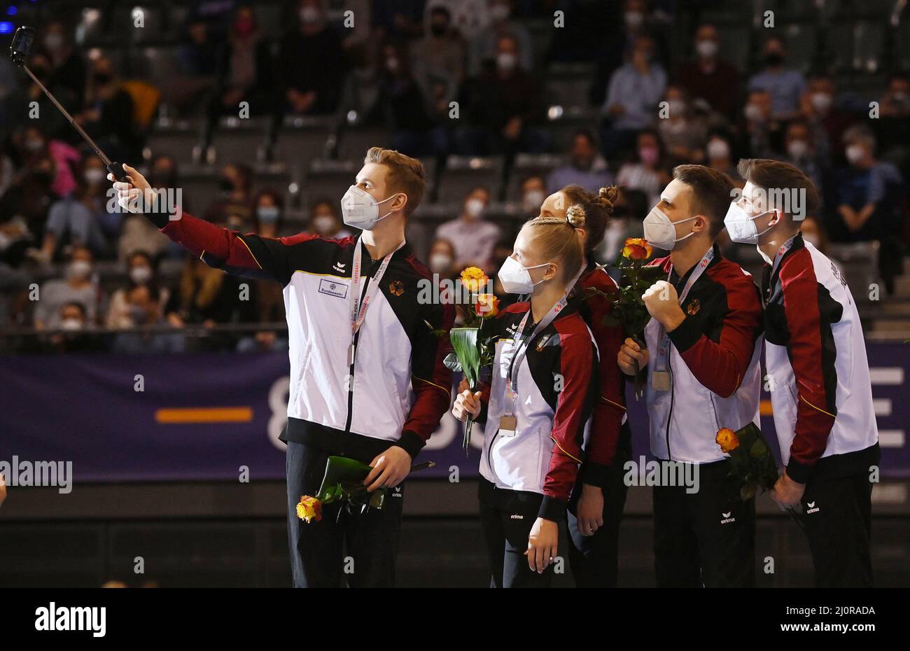 Stuttgart, Germany. 20th Mar, 2022. Gymnastics, DTB Cup, Mixed. Glenn ...