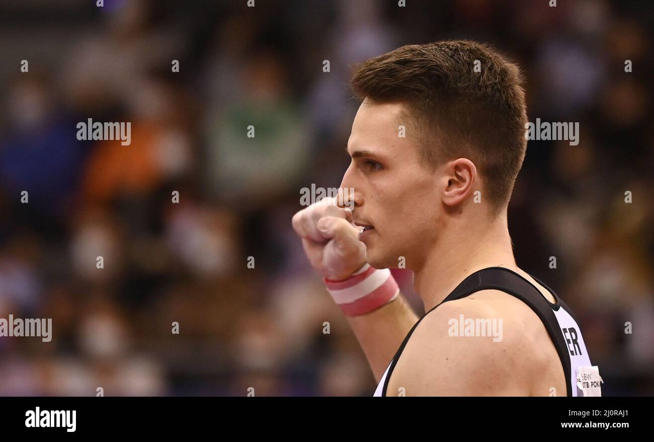 Stuttgart, Germany. 20th Mar, 2022. Gymnastics, DTB Cup, Mixed. Carlo ...