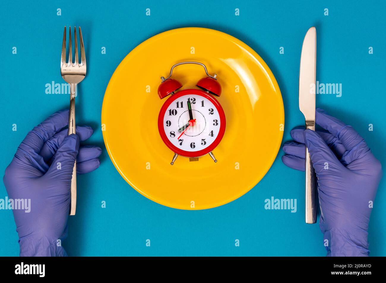 Clock hands food hi-res stock photography and images - Alamy