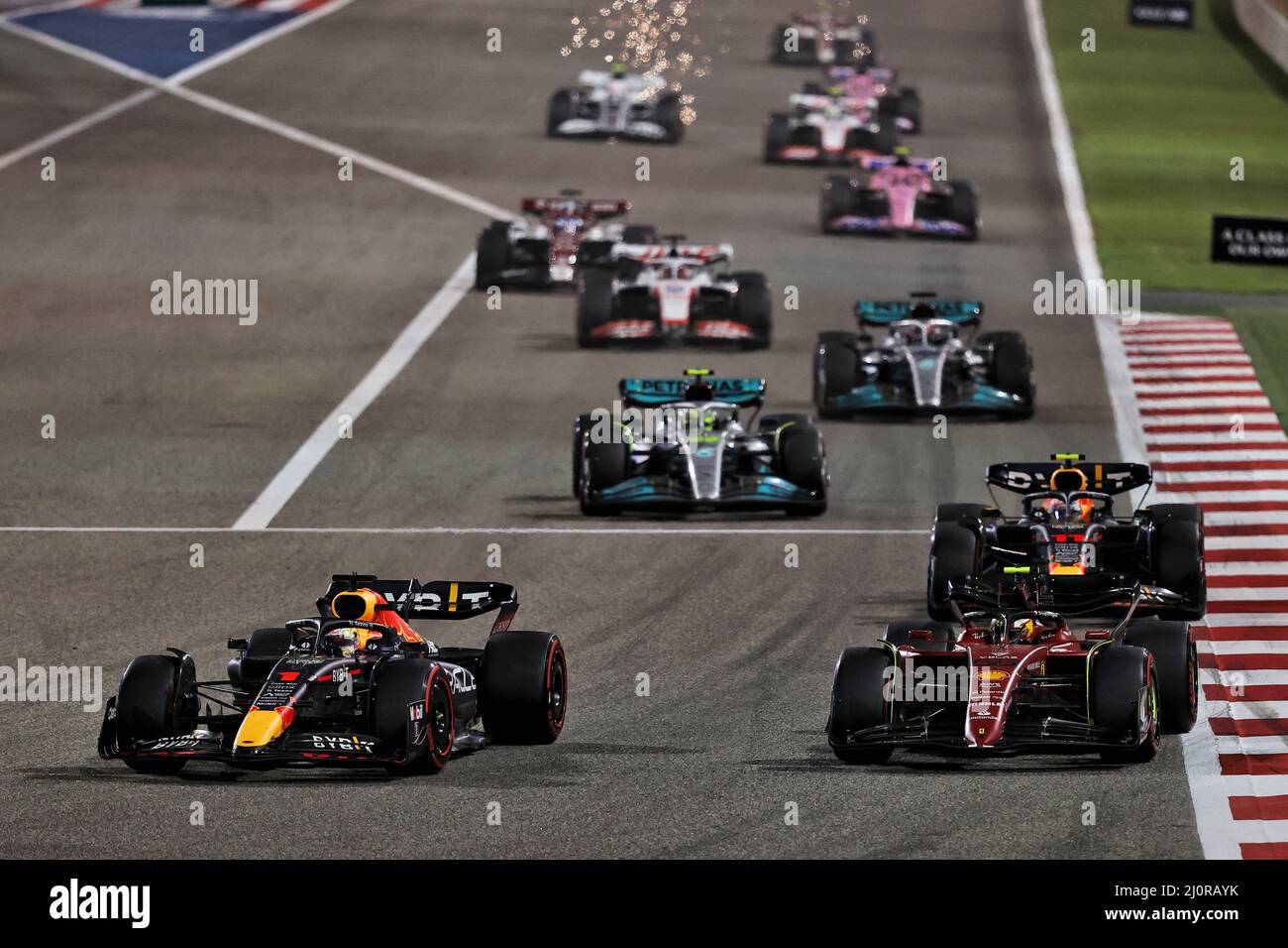 Sakhir, Bahrain. 20th Mar, 2022. Max Verstappen (NLD) Red Bull Racing ...