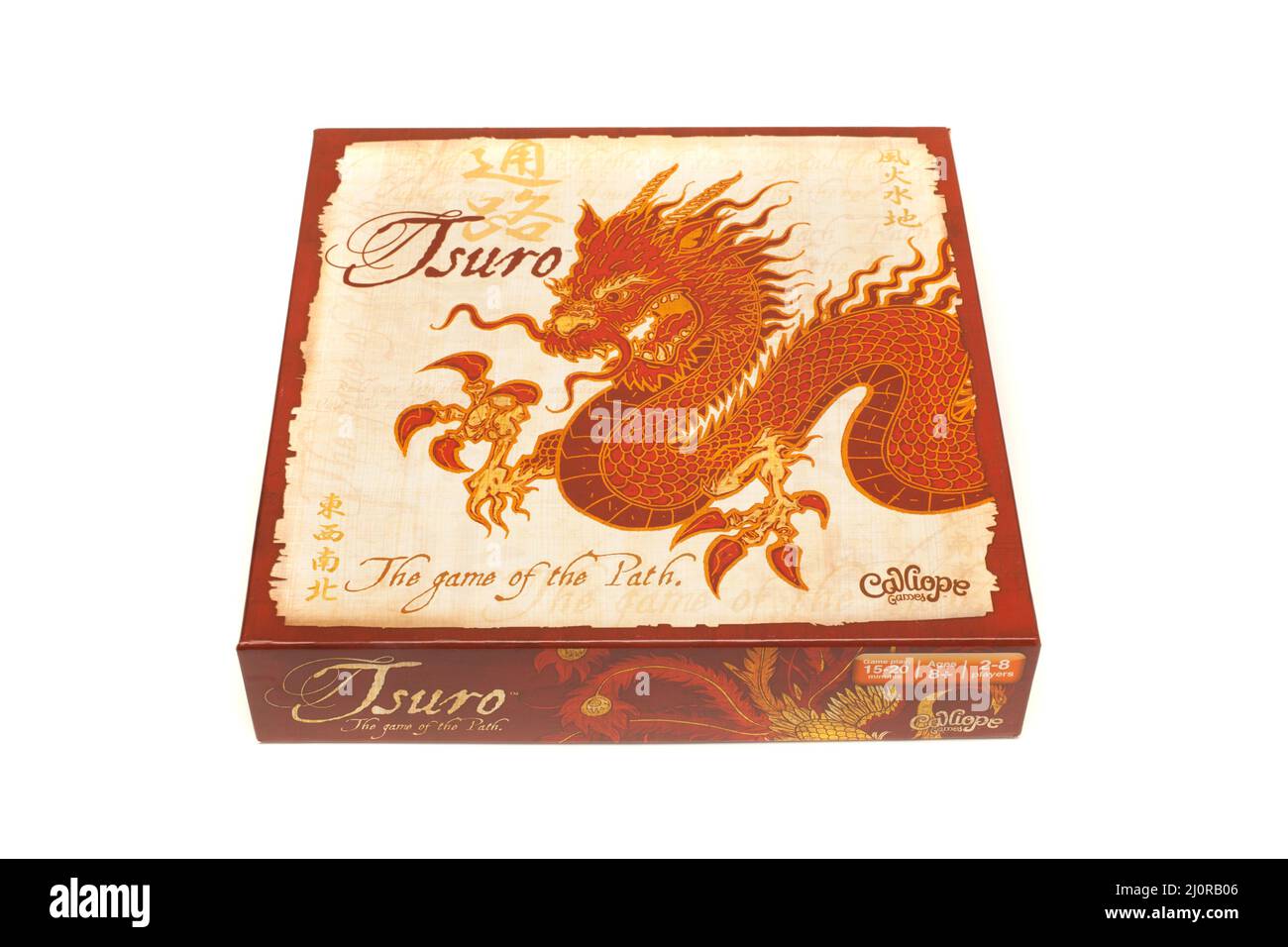 The board game Tsuro -The game of the path Stock Photo - Alamy