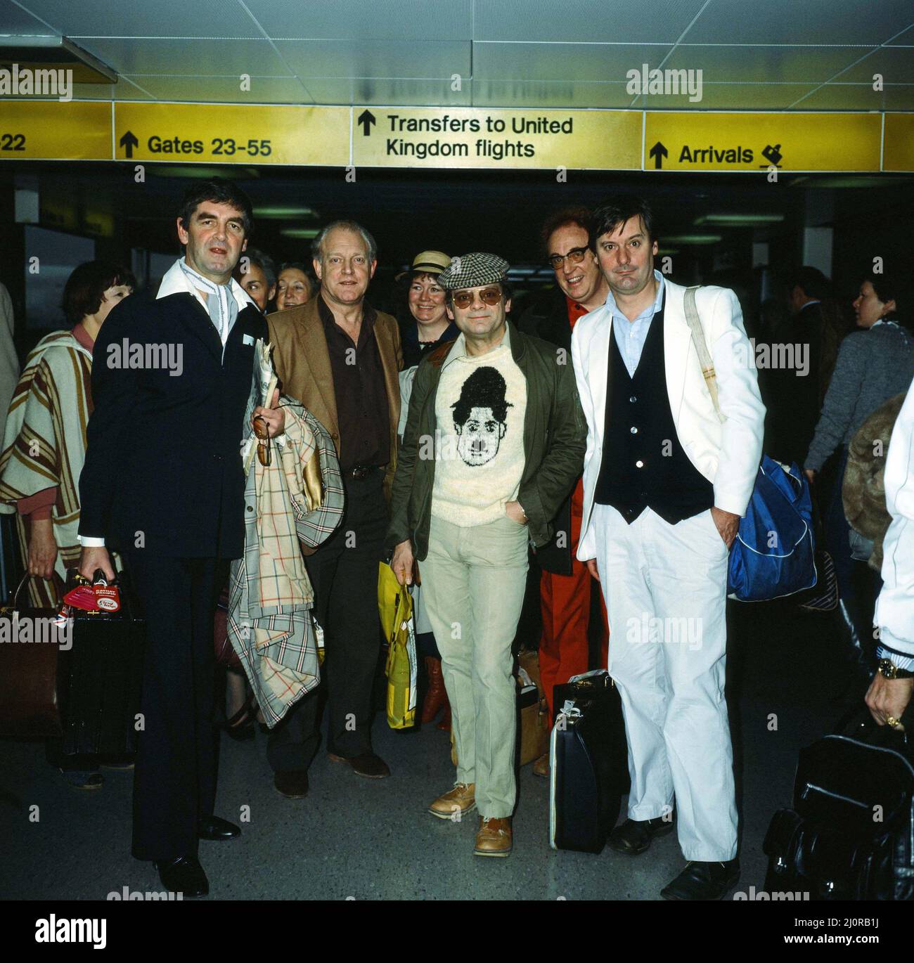 Derek Nimmo, Frank Windsor, David Jason and John Fortune at London ...
