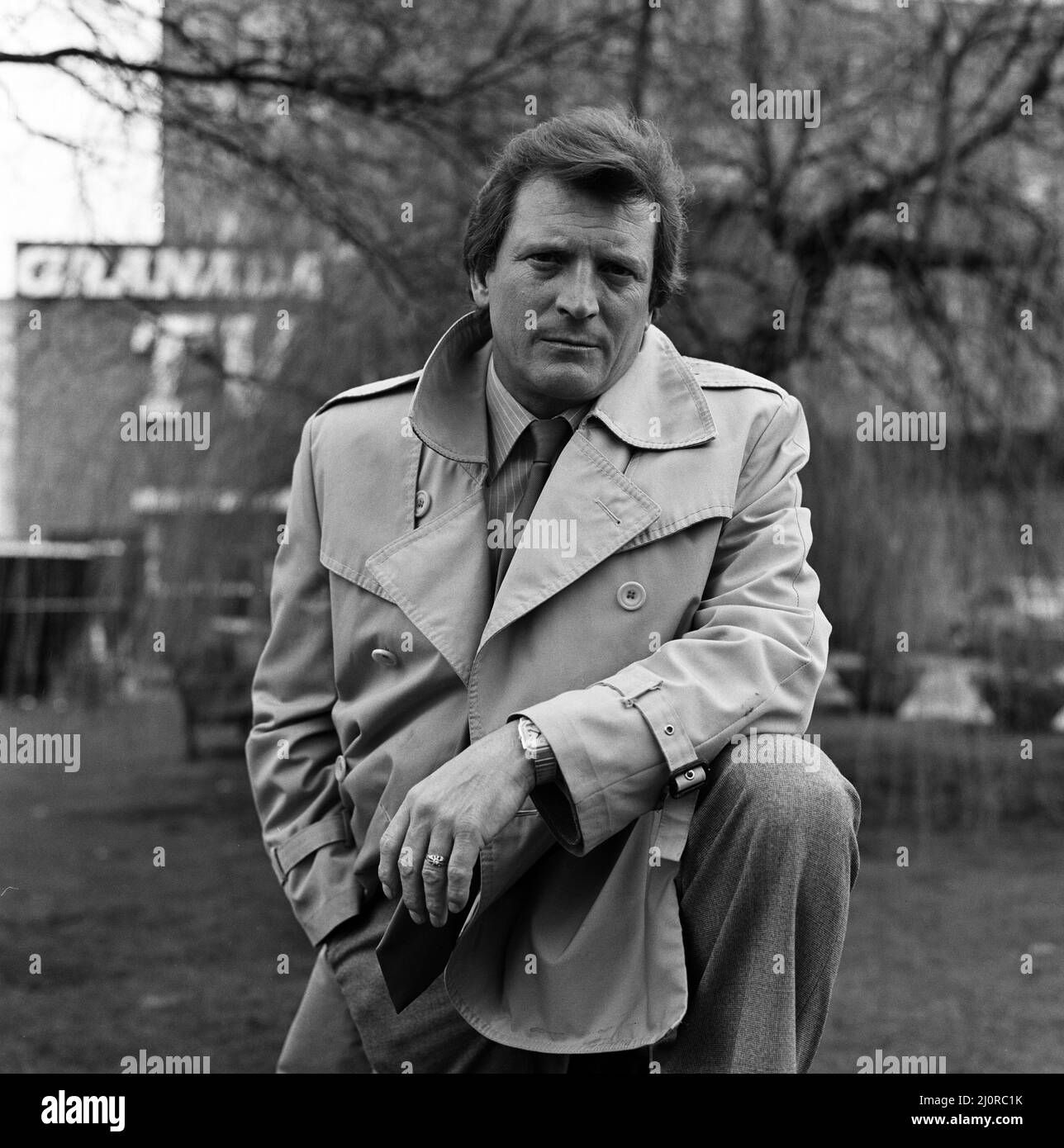 'Coronation Street' actor Johnny Briggs. 7th December 1983 Stock Photo ...