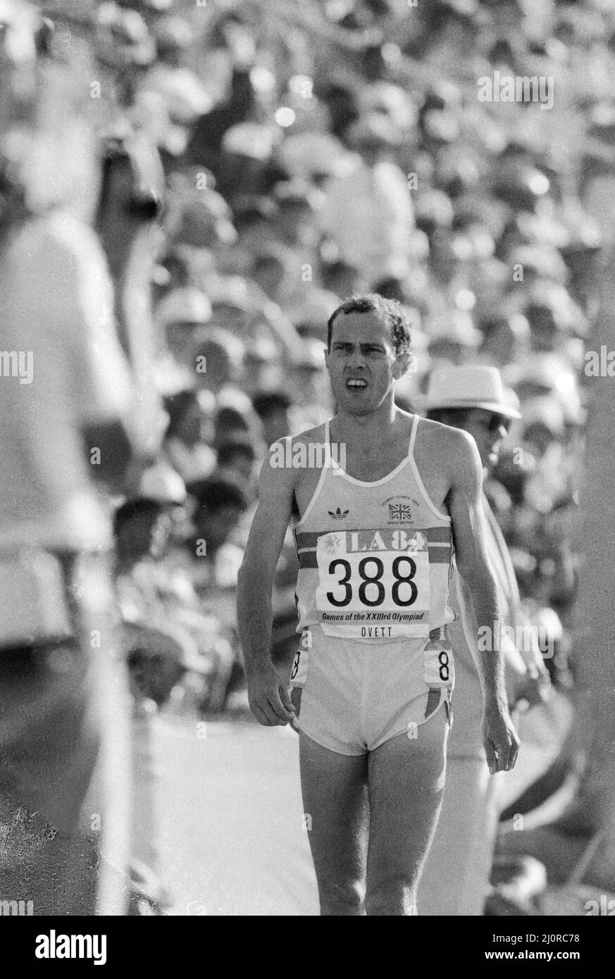 1984 Olympic Games in Los Angeles, USA. Great Britain's Steve Ovett ...