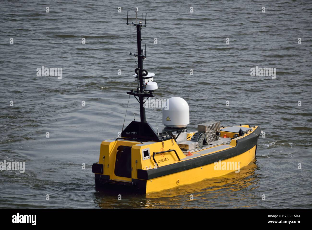 L3Harris C-Worker 7 Uncrewed Surface Vessel (USV) operating in the ...