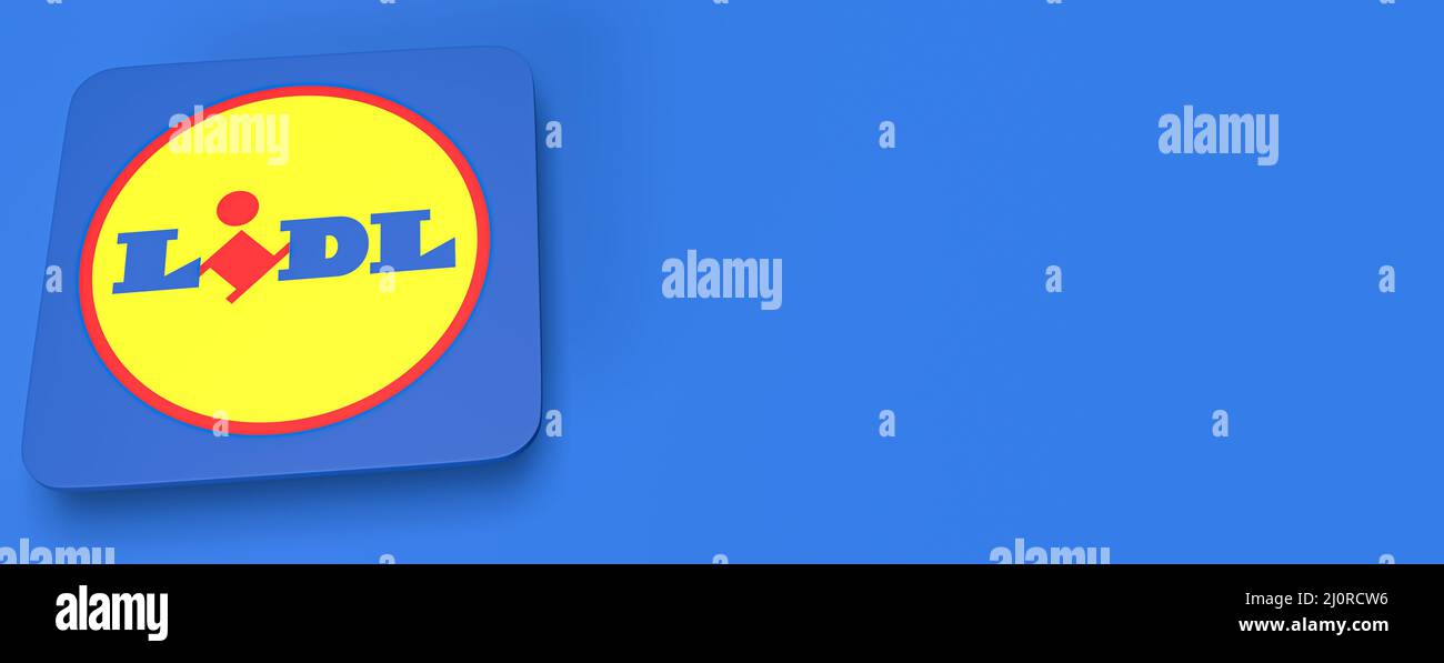 Lidl company logo hi-res stock photography and images - Alamy
