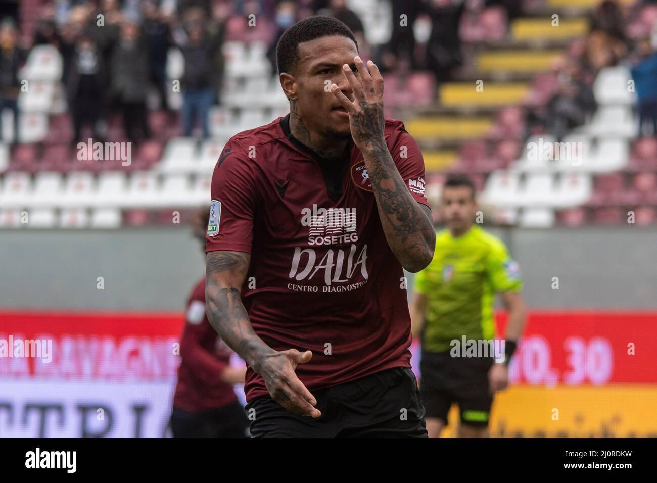 Stadio Oreste Granillo, Reggio Calabria, Italy, March 19, 2022, Michael ...