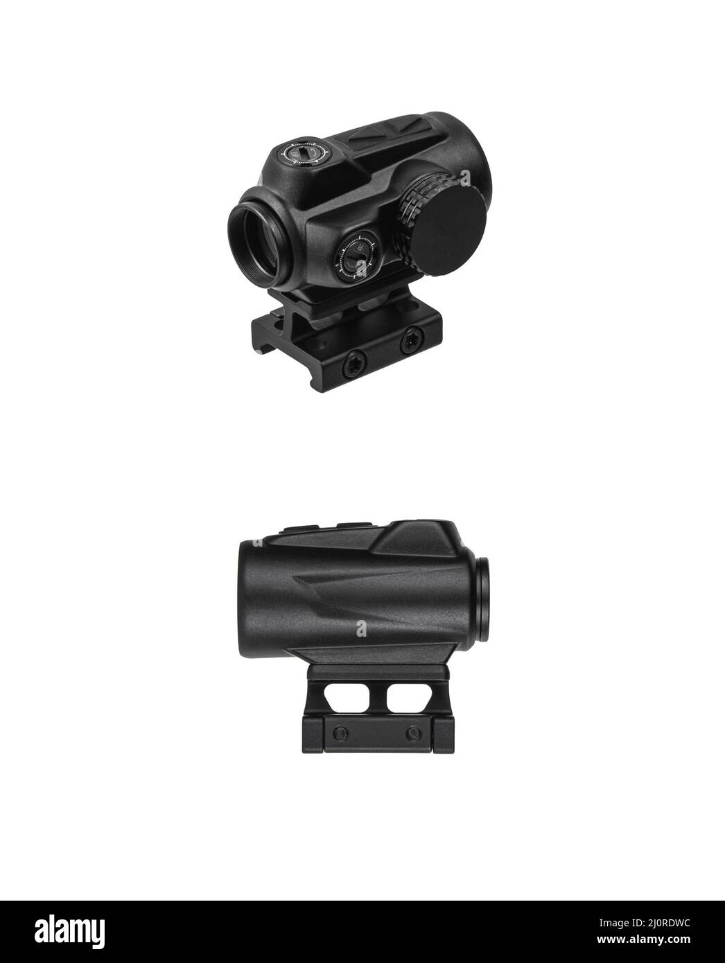 Modern optical collimator sight. Aiming device for shooting at short ...