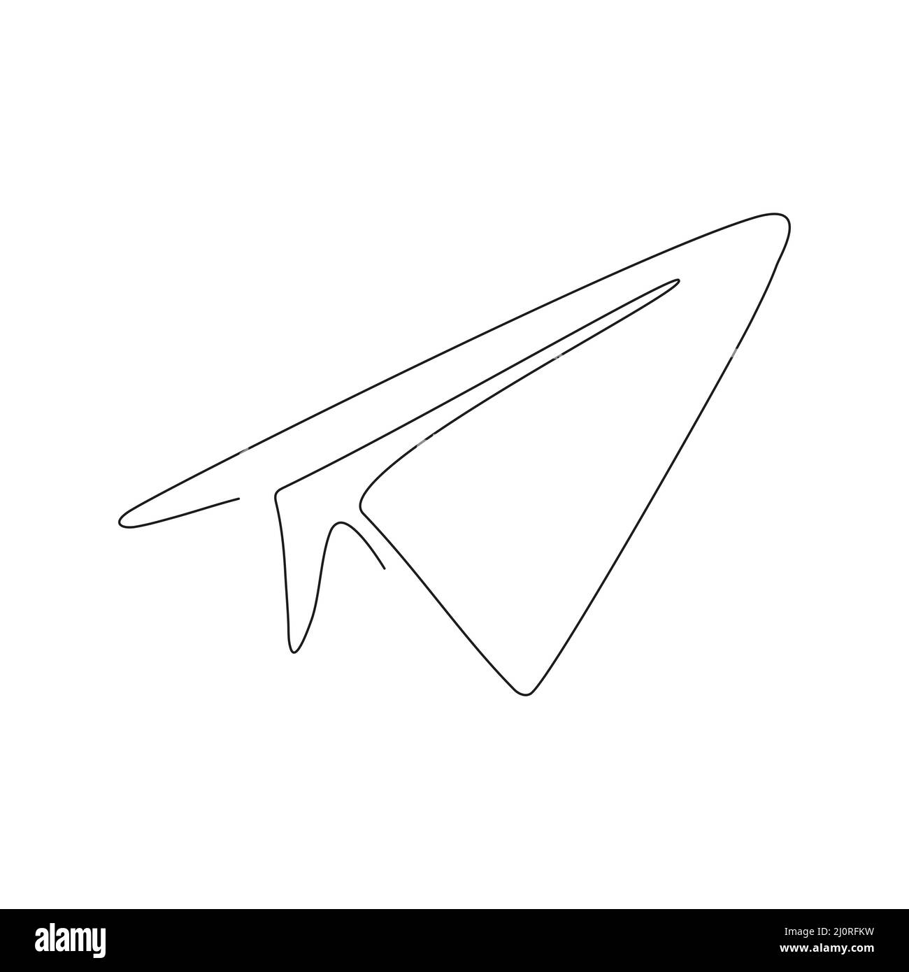 Airplane message Stock Vector Images - Alamy