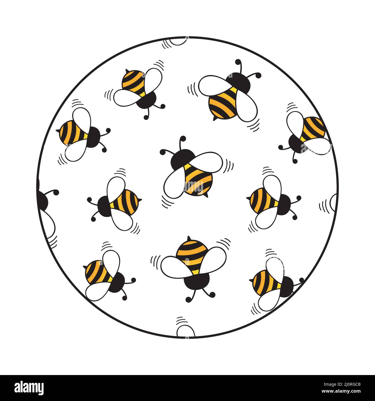 Honeycomb honey circle round hi-res stock photography and images - Alamy