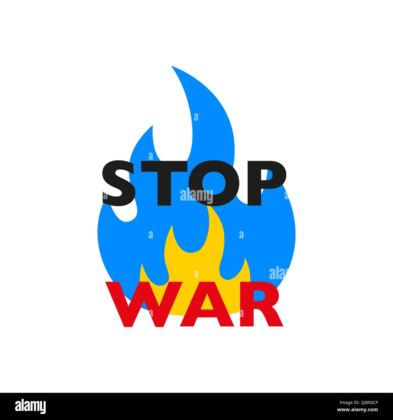 Stop the war ukraine Stock Vector Images - Alamy