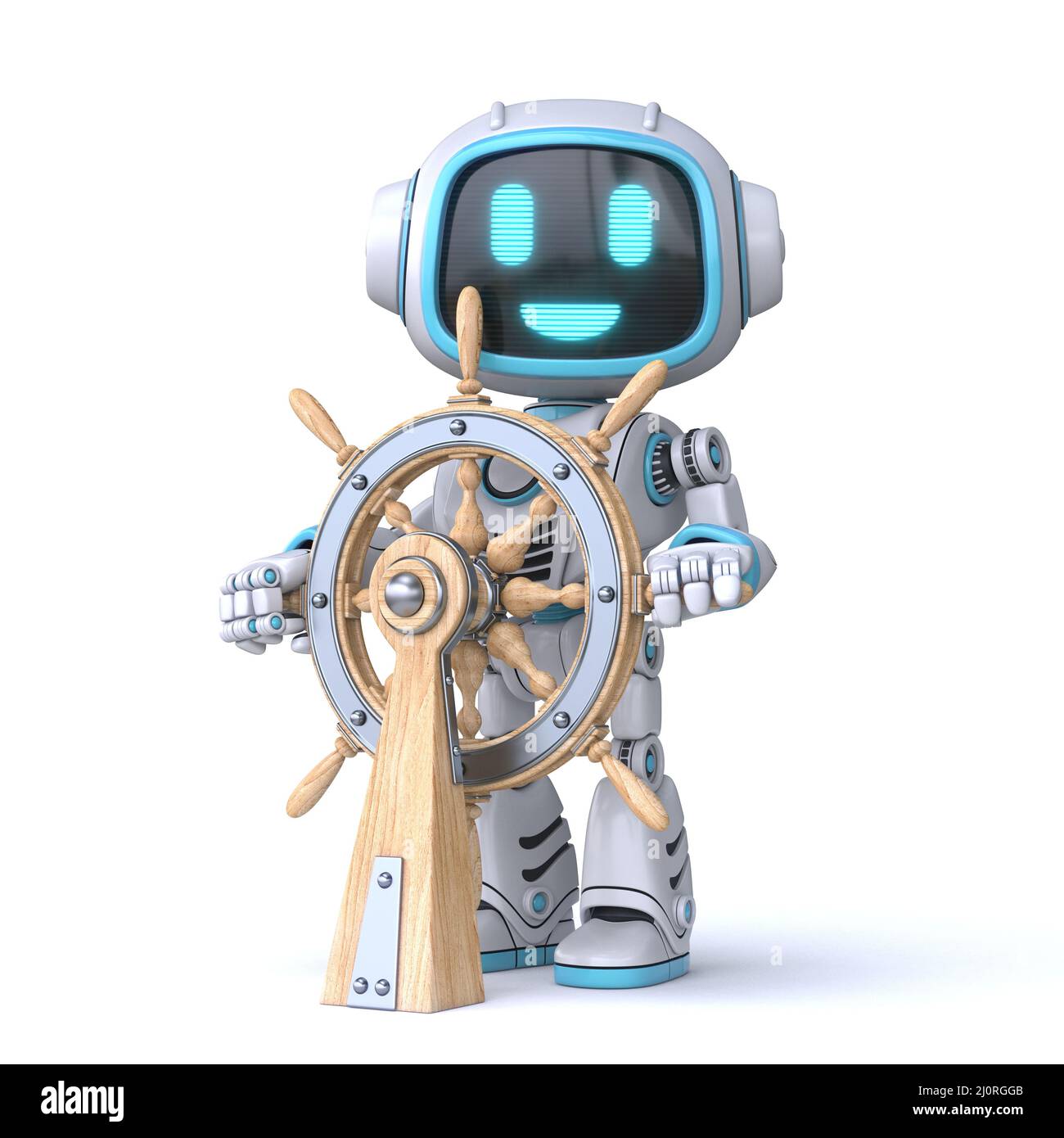 Robot ship captain Cut Out Stock Images & Pictures - Alamy
